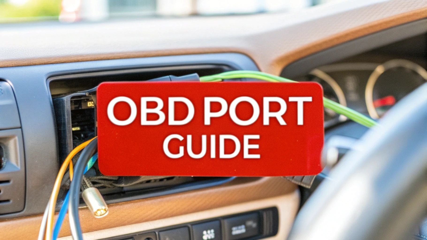 What Is OBD Port in Car? A Guide to Vehicle Diagnostics and Security